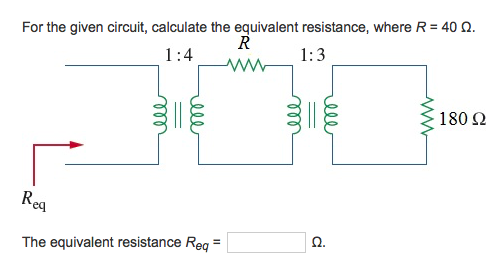 Solved For the given circuit, calculate the equivalent | Chegg.com