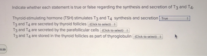 Solved Indicate whether each statement is true or false | Chegg.com