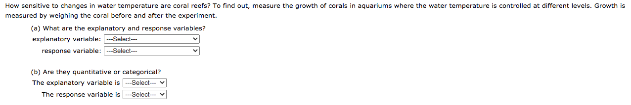 Solved How sensitive to changes in water temperature are | Chegg.com