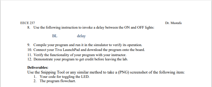 Solved ECE 237 Dr. Mustafa Activity 8 This is a one-week, | Chegg.com