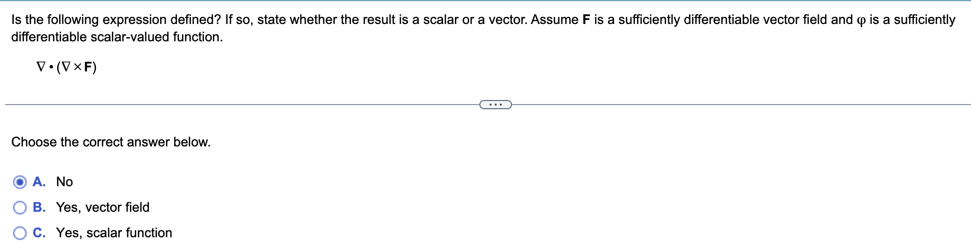 Solved Is the following expression defined? If so, state | Chegg.com
