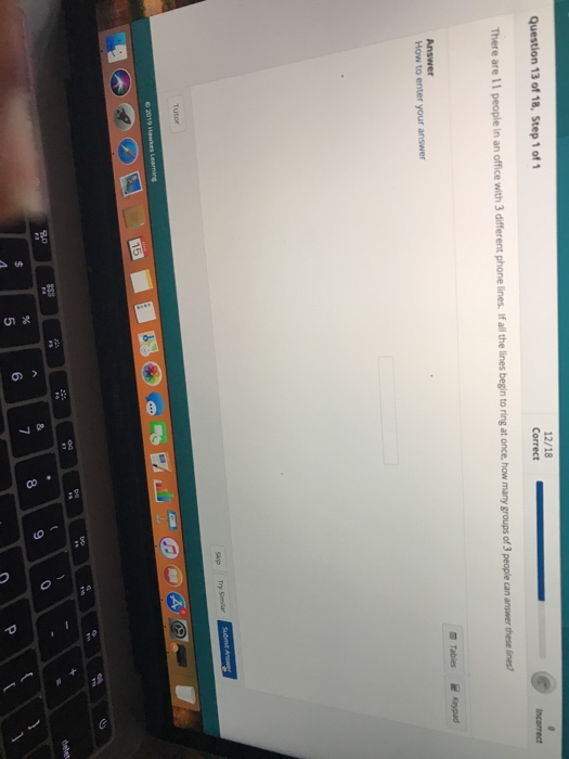 Solved Question 12 of 18, Step 1 of 1 Correct You need to | Chegg.com