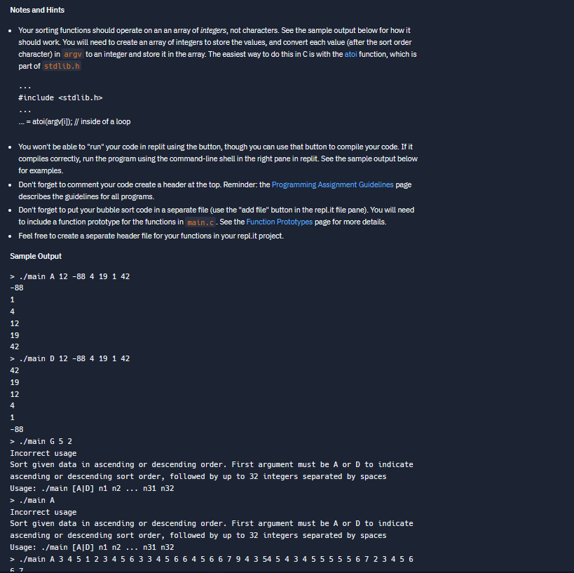 Solved Please make sure to look at the sample output since | Chegg.com