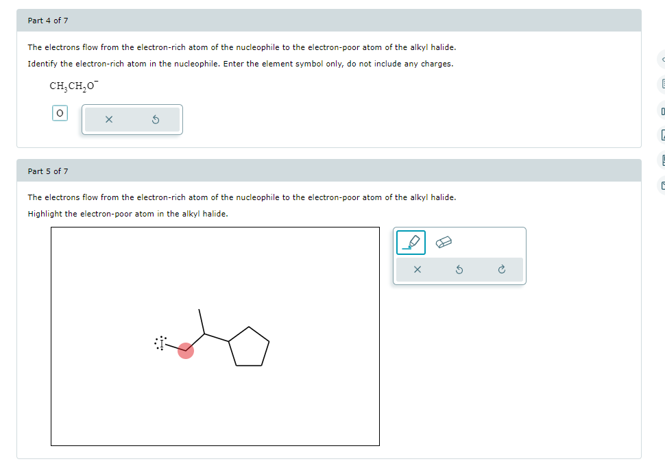 Solved The electrons flow from the electron-rich atom of the | Chegg.com