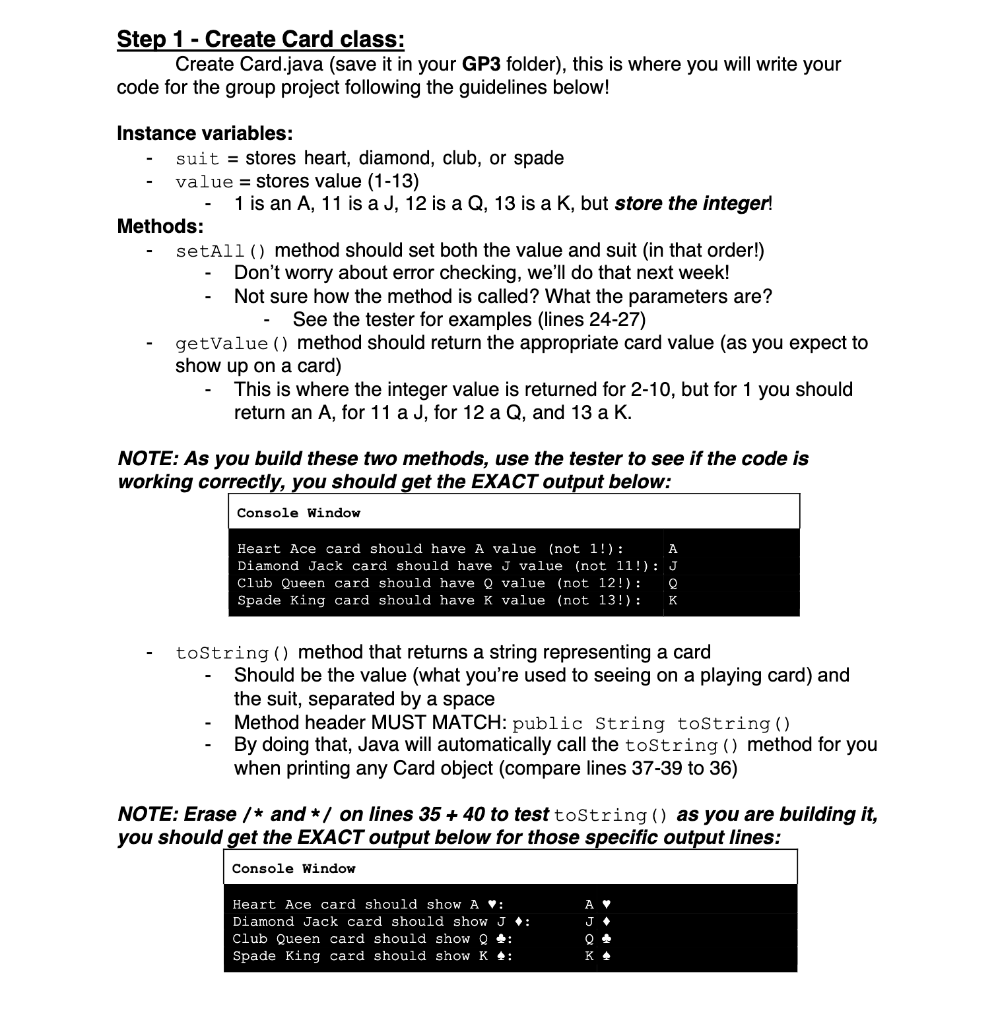 Solved In java. This is part 1 of 2 parts. I will post part | Chegg.com