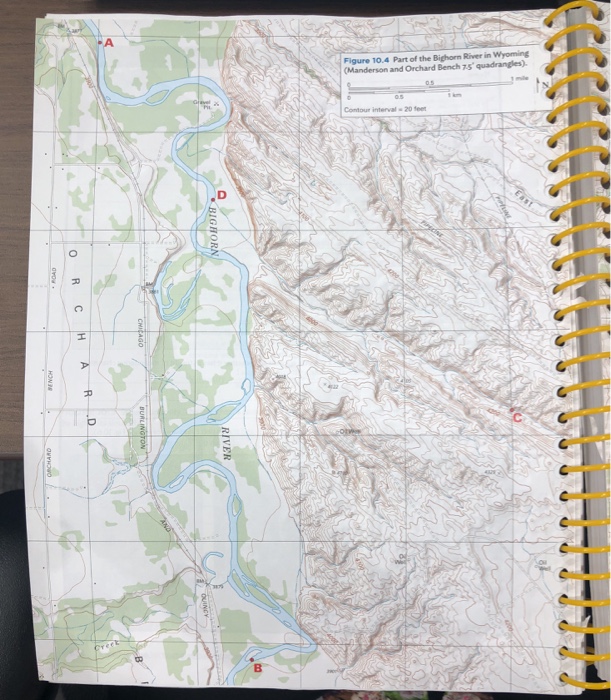 EXERCISE 10.6 Recognizing Drainage Patterns Section:- | Chegg.com