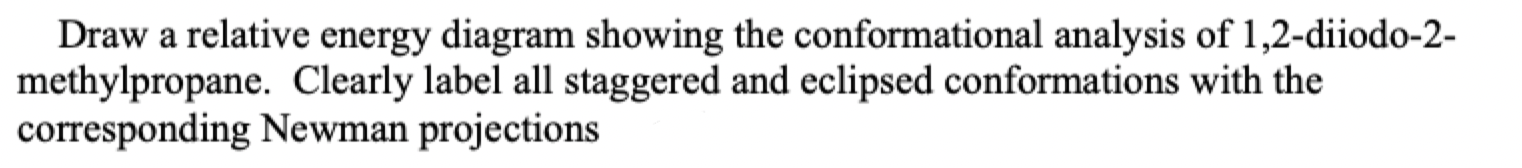 Solved Draw a relative energy diagram showing the | Chegg.com