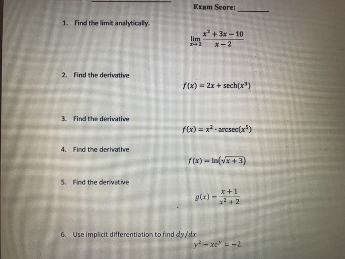 Solved Find the limit analytically. lim_x rightarrow 2 x^2 | Chegg.com
