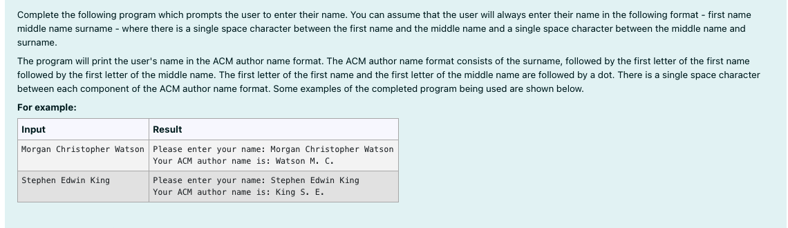 Solved Complete the following program which prompts the user | Chegg.com