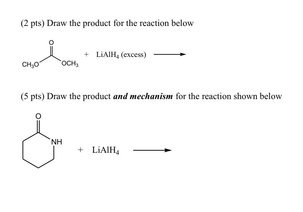 Solved (2 pts) Draw the product for the reaction below + | Chegg.com Solved (2 pts) Draw the product for the reaction below + | Chegg.com
