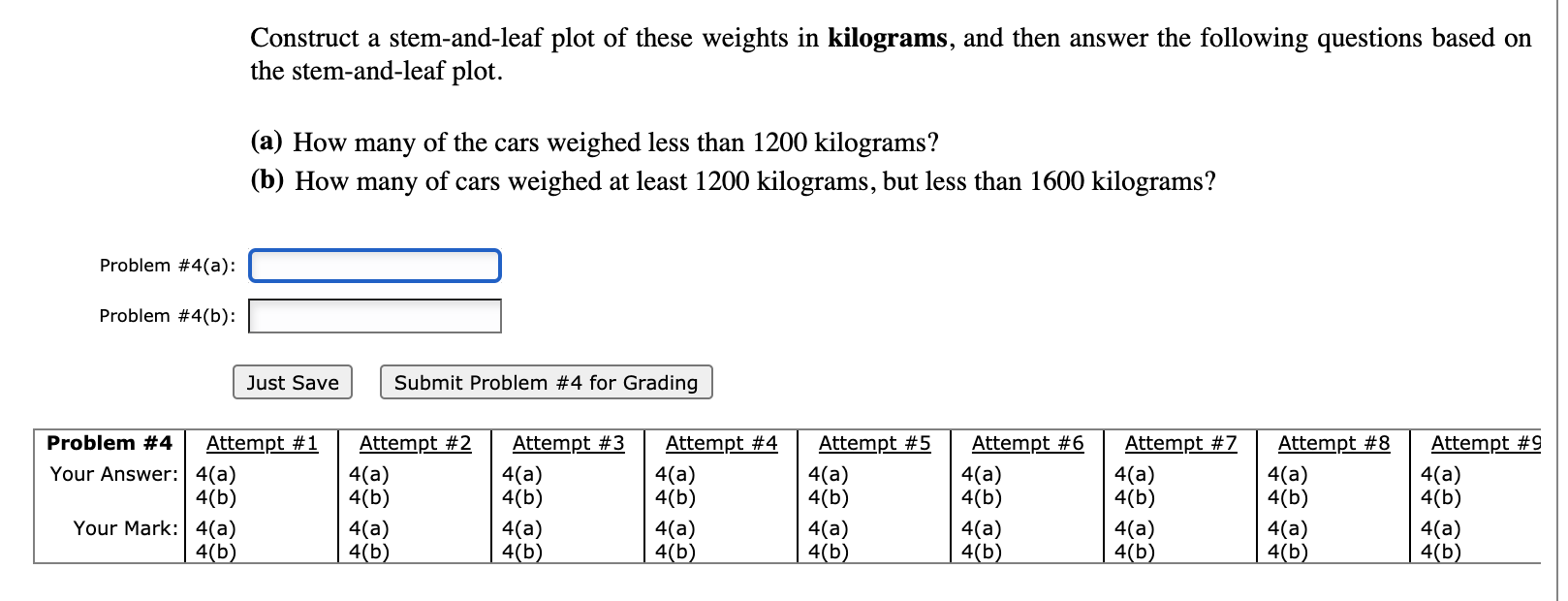 Solved 1 | 2: represents 120 leaf unit: 10 n: 300 6 12 35 66 | Chegg.com
