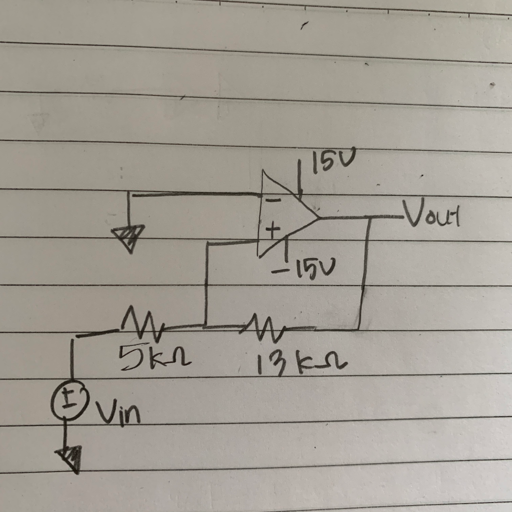 Solved find the upper and lower threshold voltage of this | Chegg.com