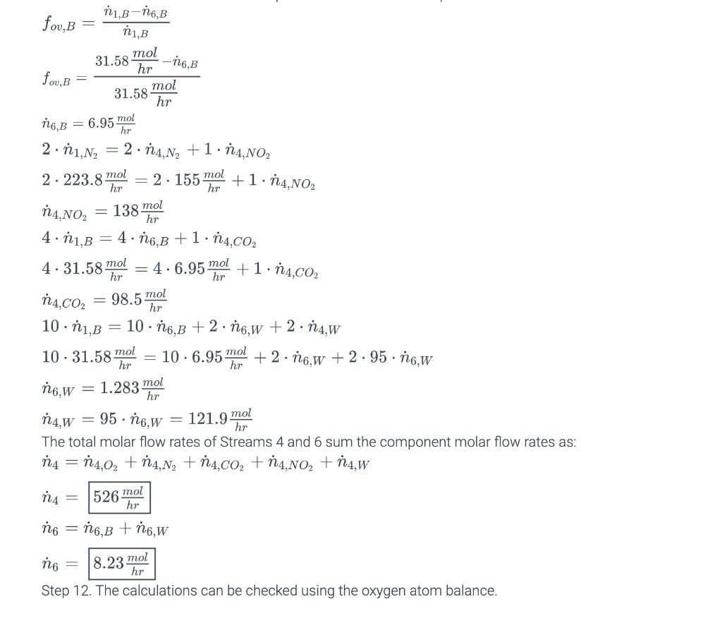 Solved A fresh feed of butanol (B, C4 H3OH), oxygen (O2), | Chegg.com