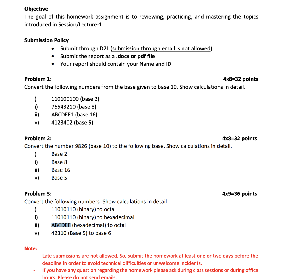 Solved Objective The goal of this homework assignment is to | Chegg.com