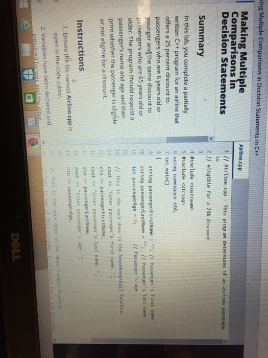 Solved Ing Multiple Comparisons In Decision Statements In