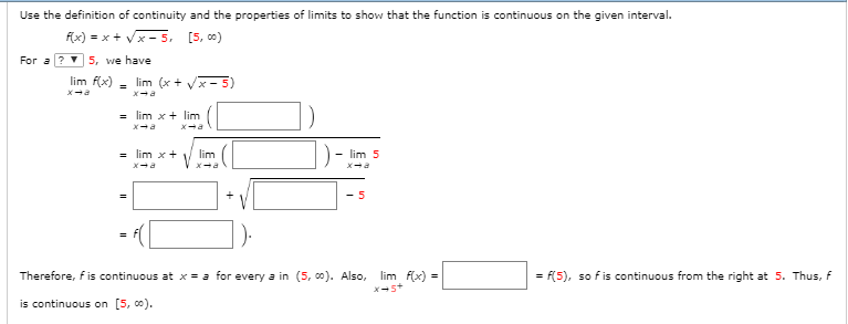 Solved Use The Definition Of Continuity And The Properties