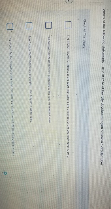 Solved Consider fully developed flow in a circular pipe with | Chegg.com