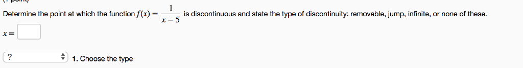 Solved A) Options for the type are: removable, jump, | Chegg.com