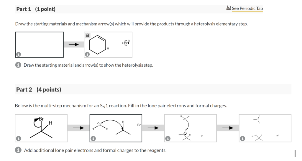 Solved Draw the starting materials and mechanism arrow(s) | Chegg.com