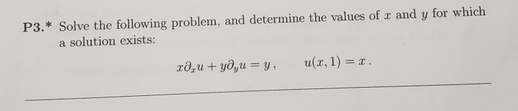 Solved P3.* Solve the following problem, and determine the | Chegg.com