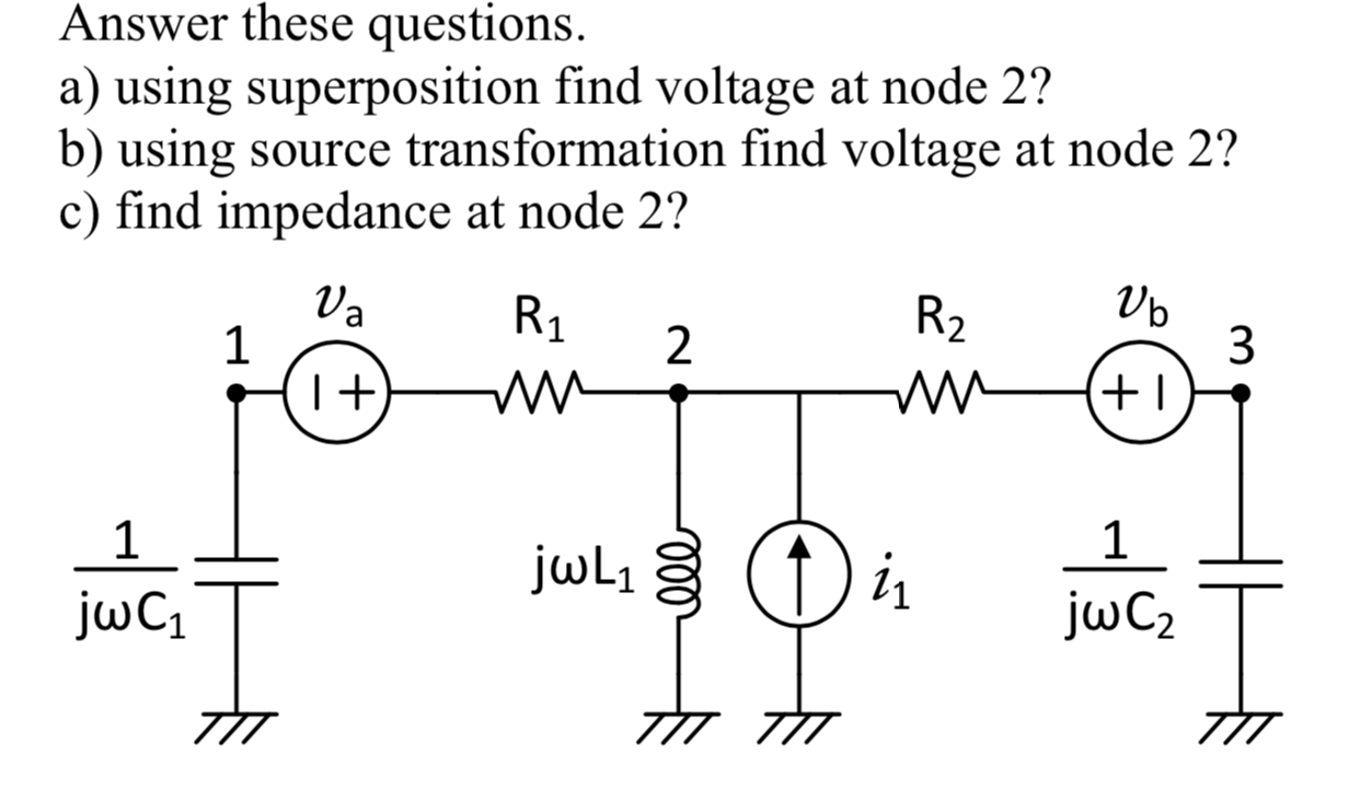 Solved Answer these questions. a) using superposition find | Chegg.com