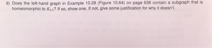 Solved 9) Does the left-hand graph in Example 10.28 (Figure | Chegg.com