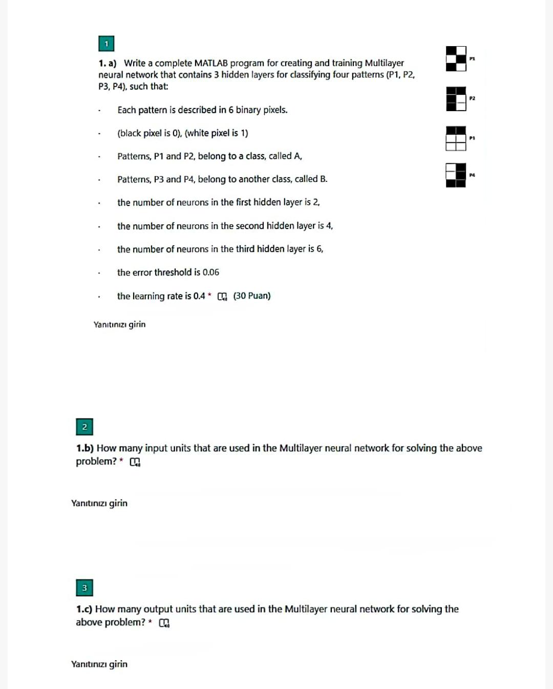 Solved 1 1 A Write A Complete Matlab Program For Creating 4858