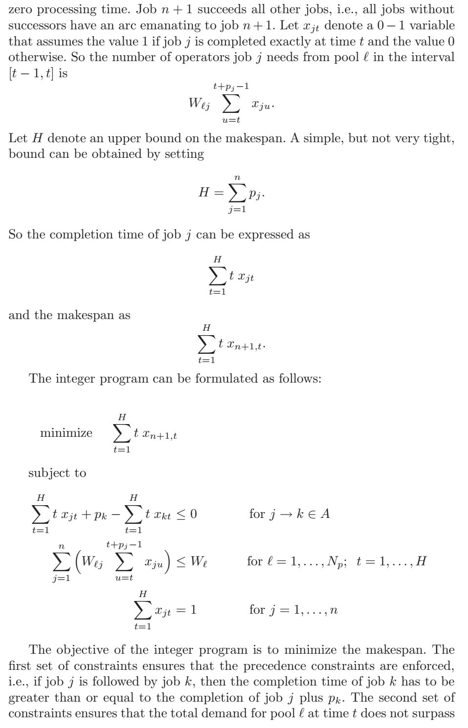 5.5. Consider the following instance of the job shop | Chegg.com