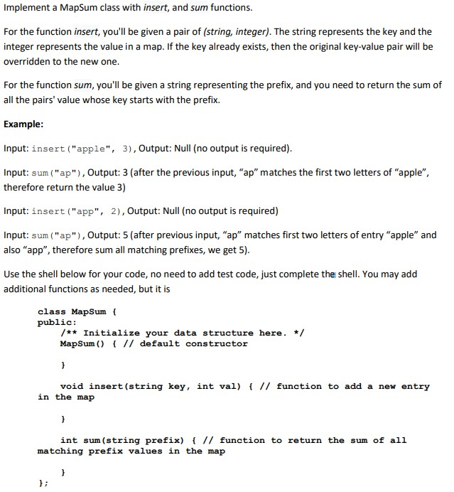 Solved For the following problem, you are only allowed to | Chegg.com