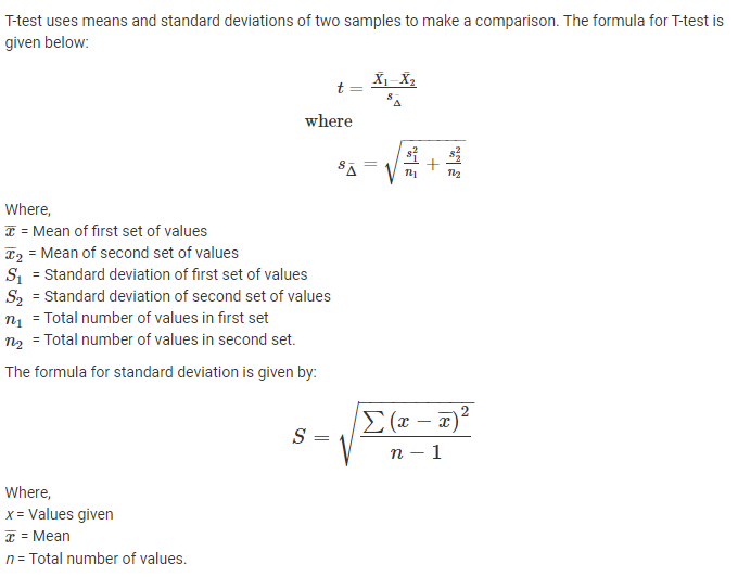Solved Question 1: Find the t-test value for the following | Chegg.com