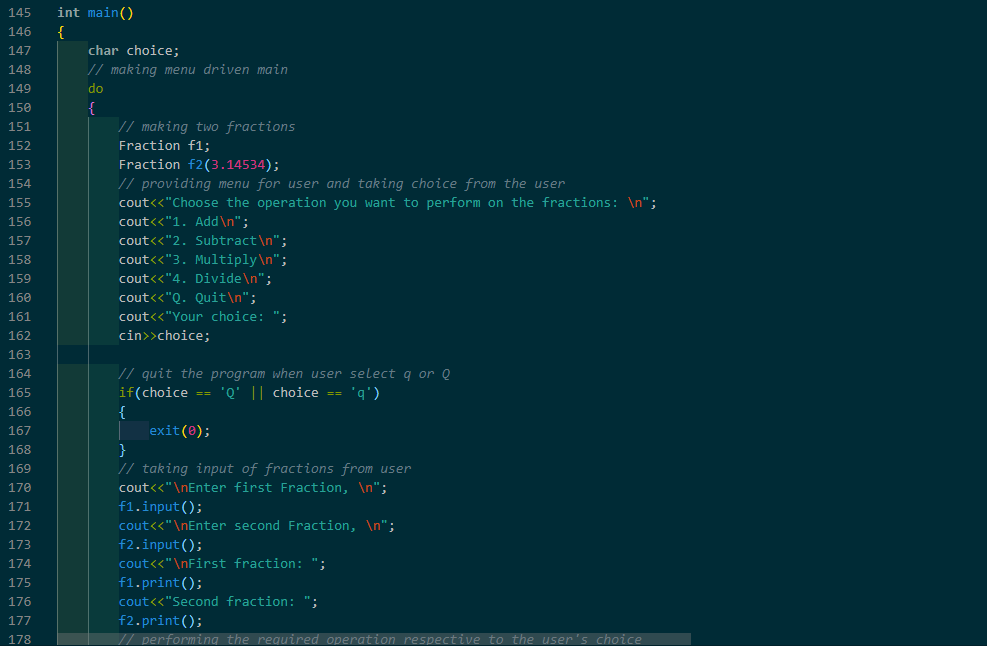 Assignment #7 Building on the Fraction class you | Chegg.com