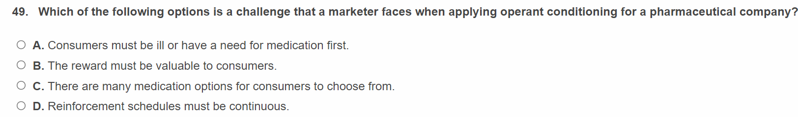 Solved 49. Which of the following options is a challenge | Chegg.com