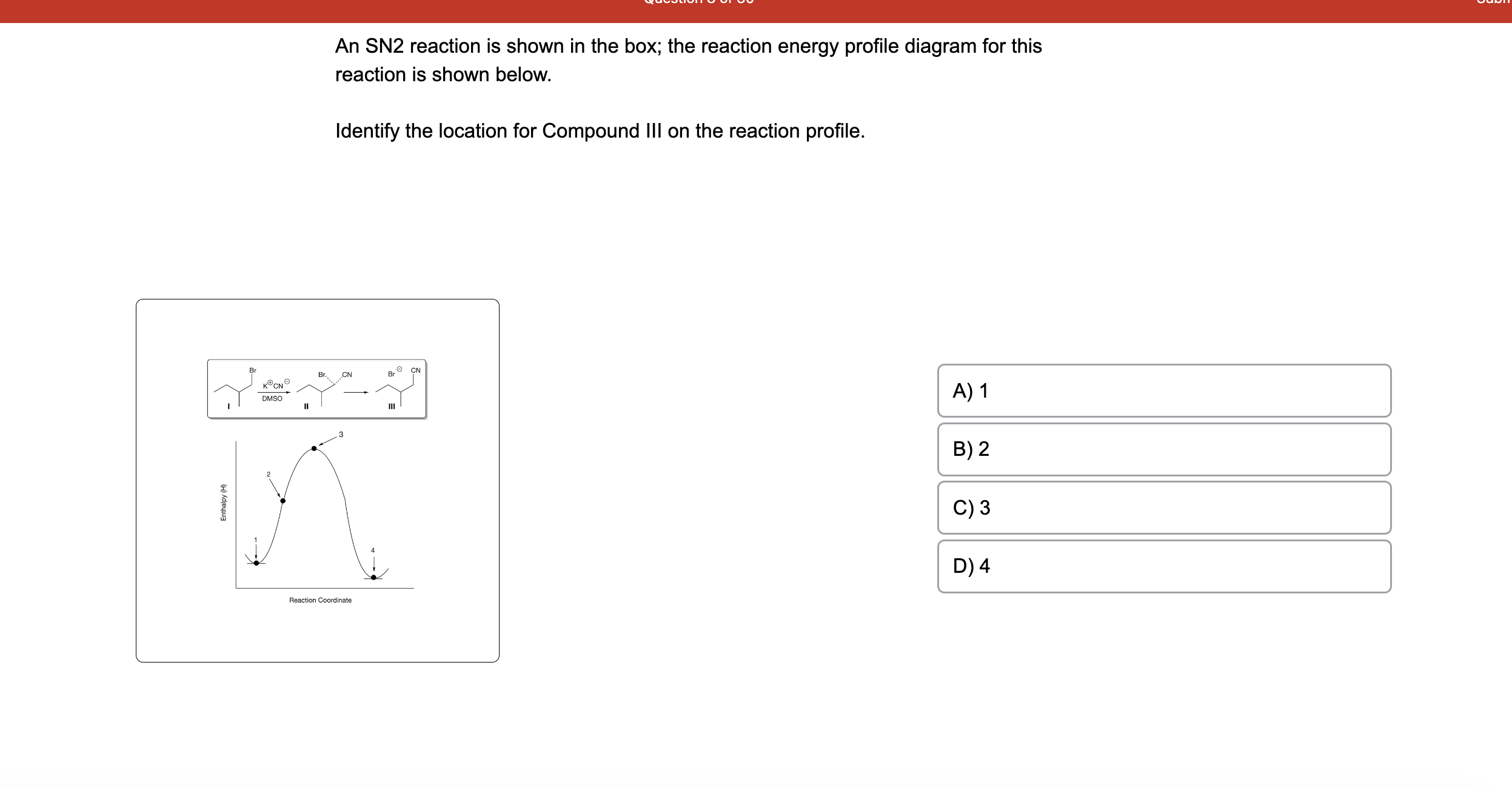 Solved Identify The Best Conditions To Complete The Sn2