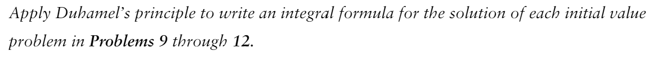 Solved Solve the initial value problems in Problems 1 | Chegg.com