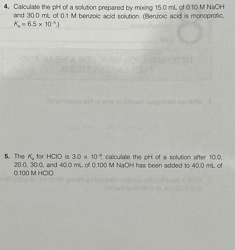 Solved DETERMINATION OF Ka FOR A WEAK ACID POST-LAB | Chegg.com
