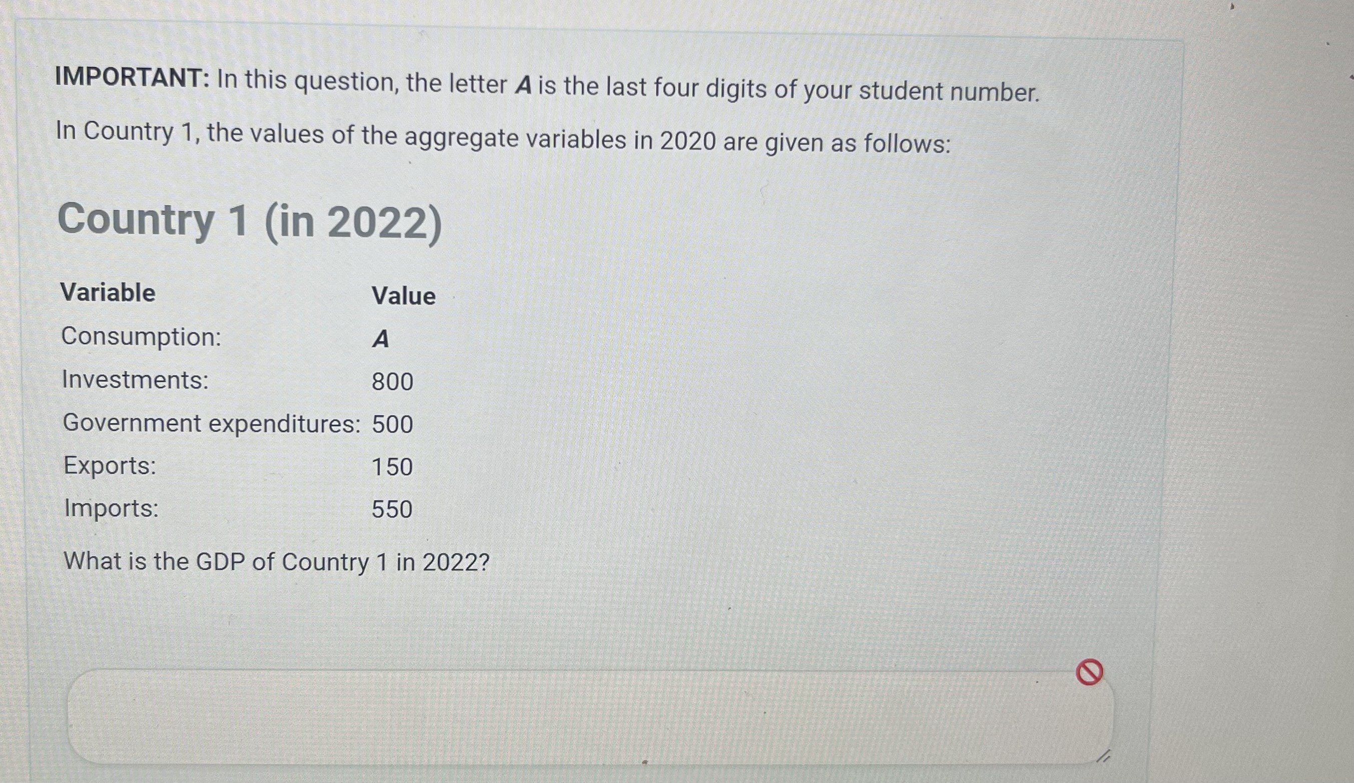 Solved IMPORTANT: In this question, the letter A is the last | Chegg.com