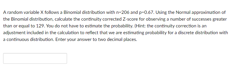 Solved A random variable X follows a Binomial distribution | Chegg.com