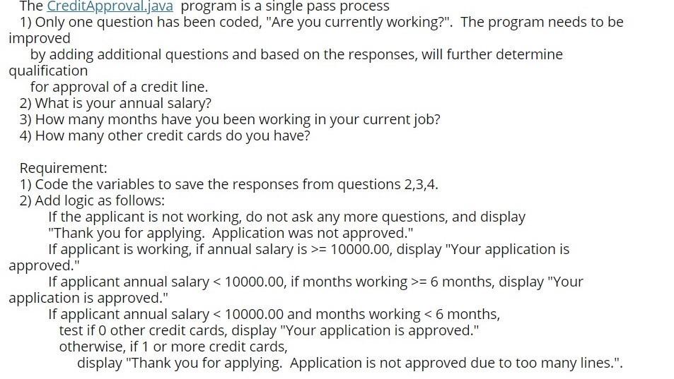 Solved 1 import javax.swing.JOptionPane; 2 3 4 public class | Chegg.com