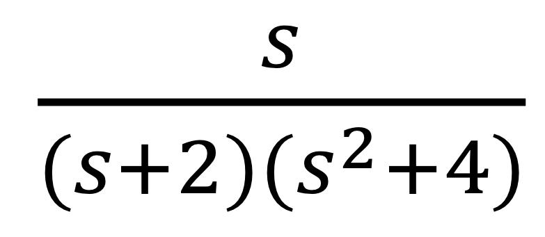 Solved (s+2)(s2+4)s | Chegg.com