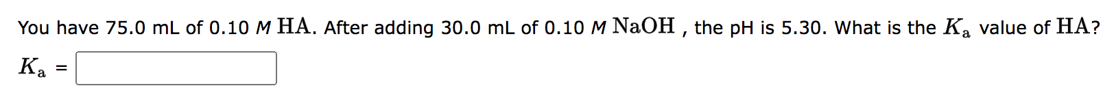 Solved Calculate the pH at the halfway point and at the | Chegg.com