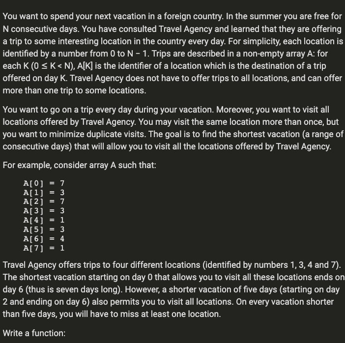 Solved You want to spend your next vacation in a foreign | Chegg.com