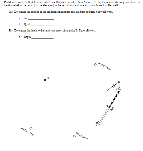 Structural Geology Question: Feel free to print out | Chegg.com