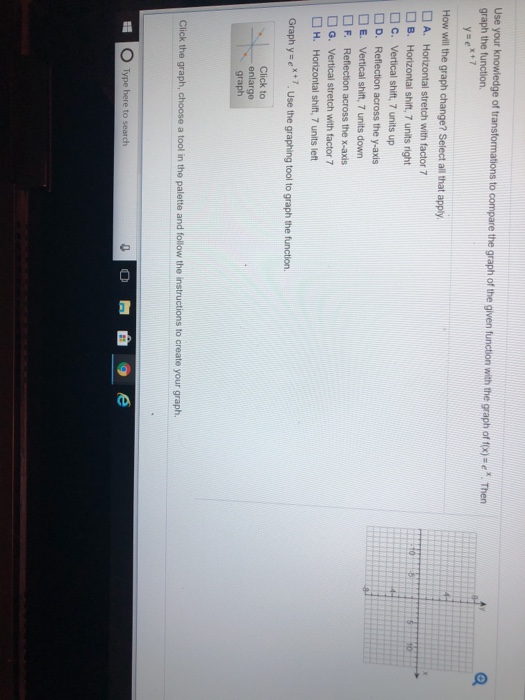 Solved Use your knowledge of transformations to compare the | Chegg.com