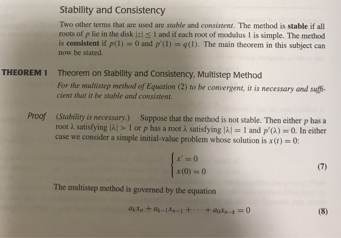 Solved 4. Consider the multistep method Determine α so that | Chegg.com