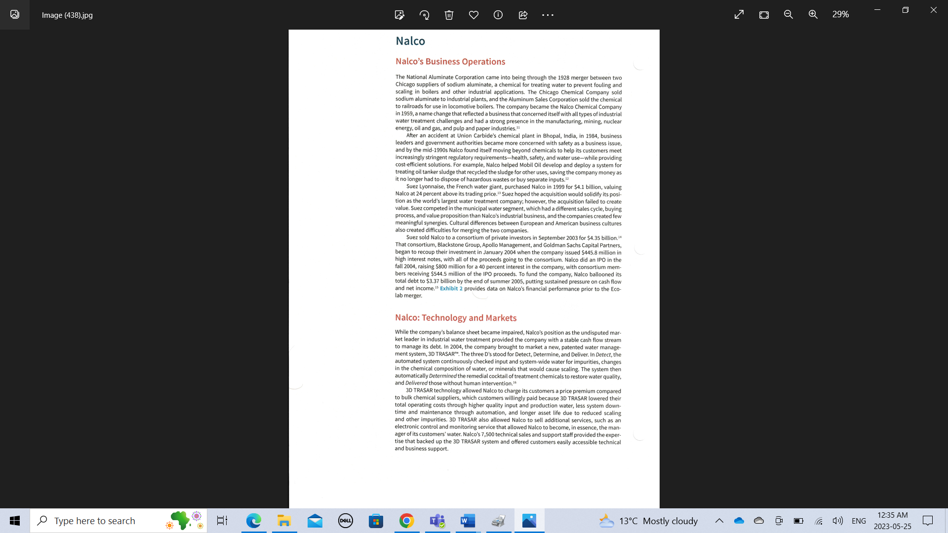 Solved Doug Baker, CEO of Ecolab since 2004, turned his | Chegg.com