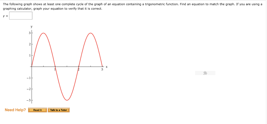 Solved The following graph shows at least one complete cycle | Chegg.com