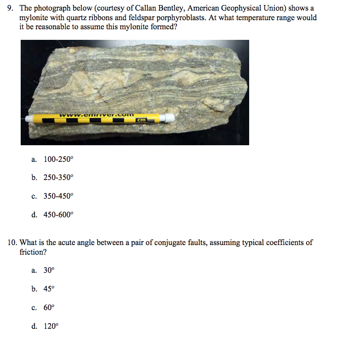 Solved The photograph below (courtesy of Callan Bentley, | Chegg.com