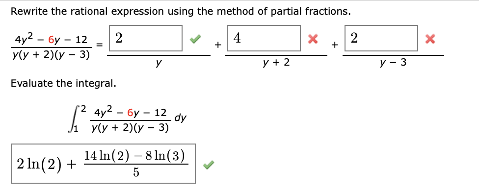 Solved Rewrite the rational expression using the method of | Chegg.com