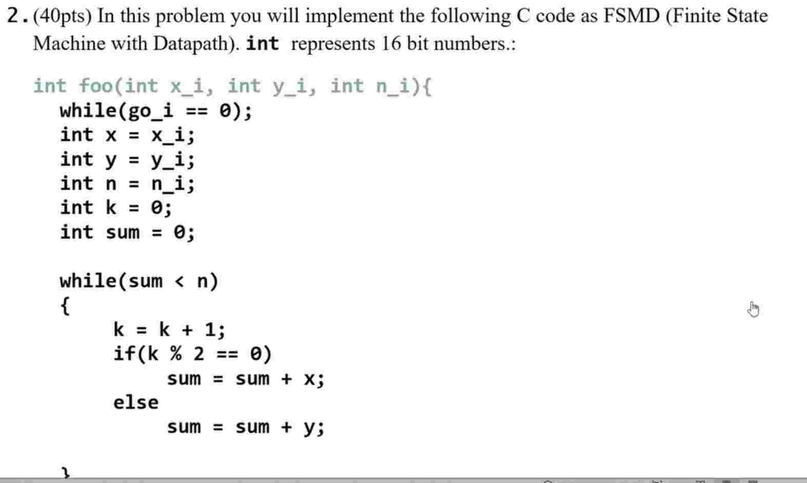 2. (40pts) ﻿In this problem you will implement the | Chegg.com