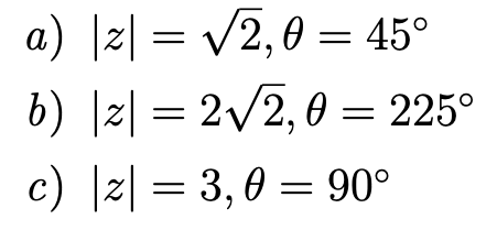 Solved Find and graph the complex numbers whose modulus and | Chegg.com